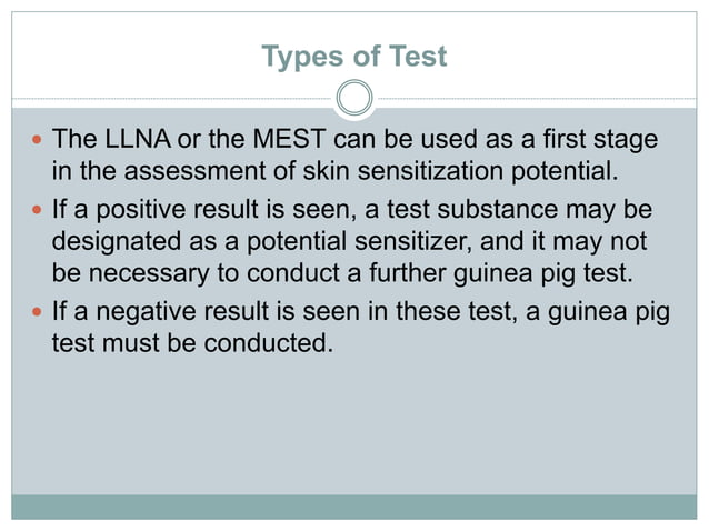 Skin sensitization test (oecd 406) | PPTX | First Aid | Injuries