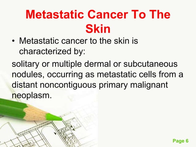 Skin Signs Of Systemic Cancers | PPT