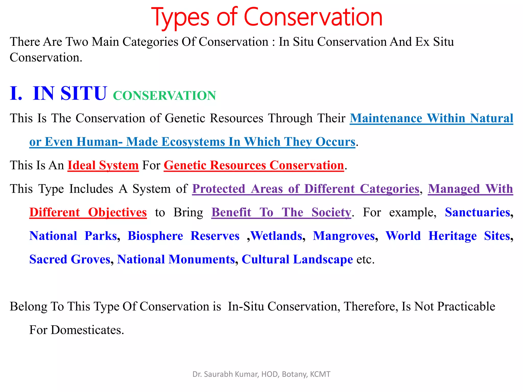 Conservation of natural resources | PPTX