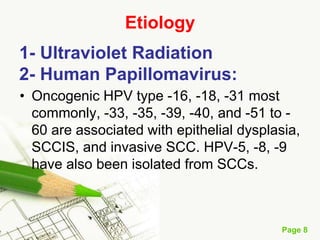 Squamous Cell Carcinoma (SCC) | PPT