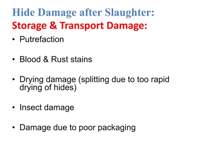 Skin structure & hide defects | PPTX