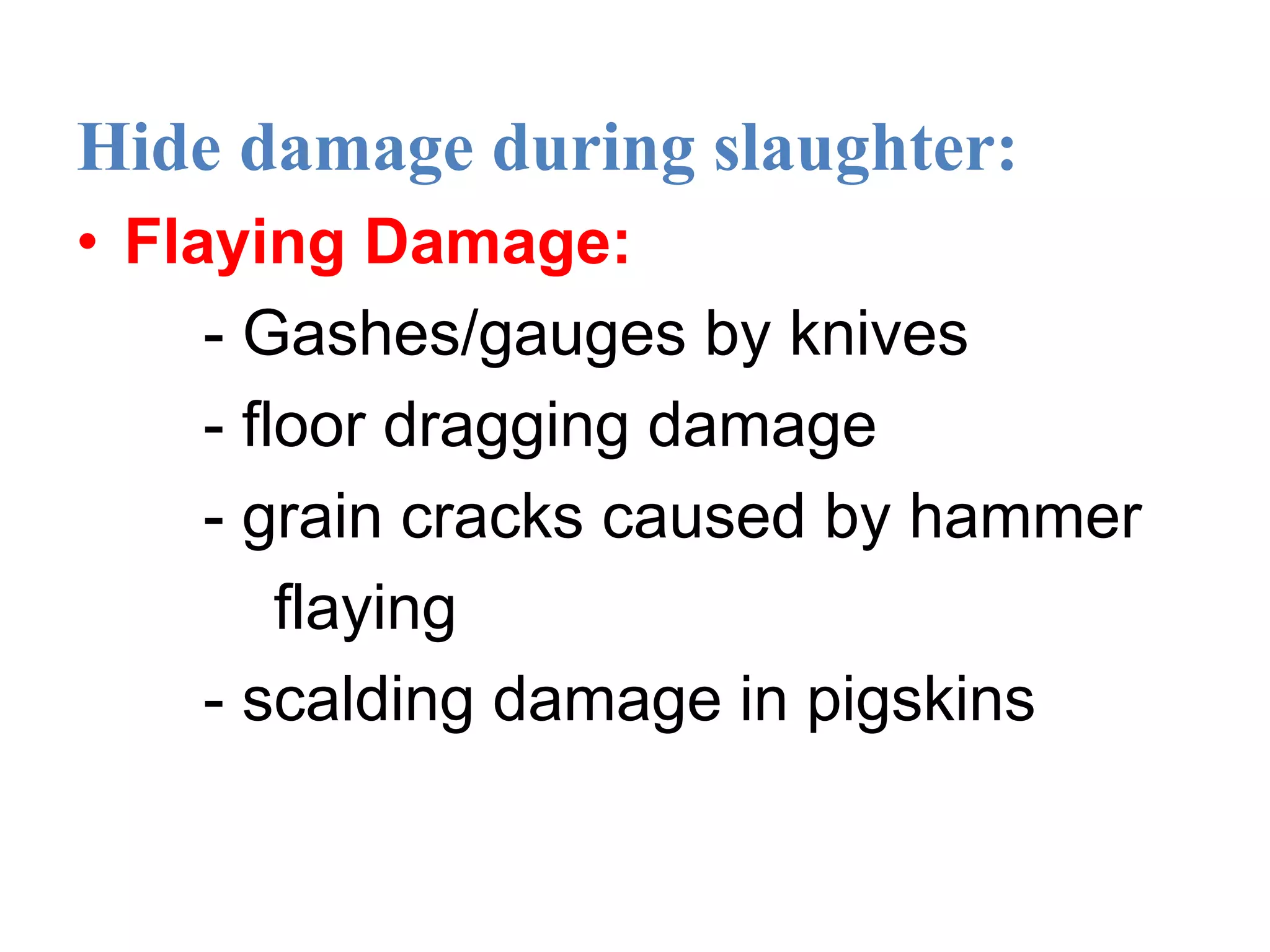 Skin structure & hide defects | PPTX