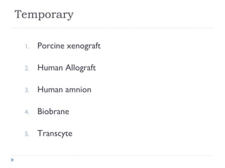 Skin substitutes | PPT