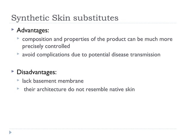 Skin substitutes | PPT