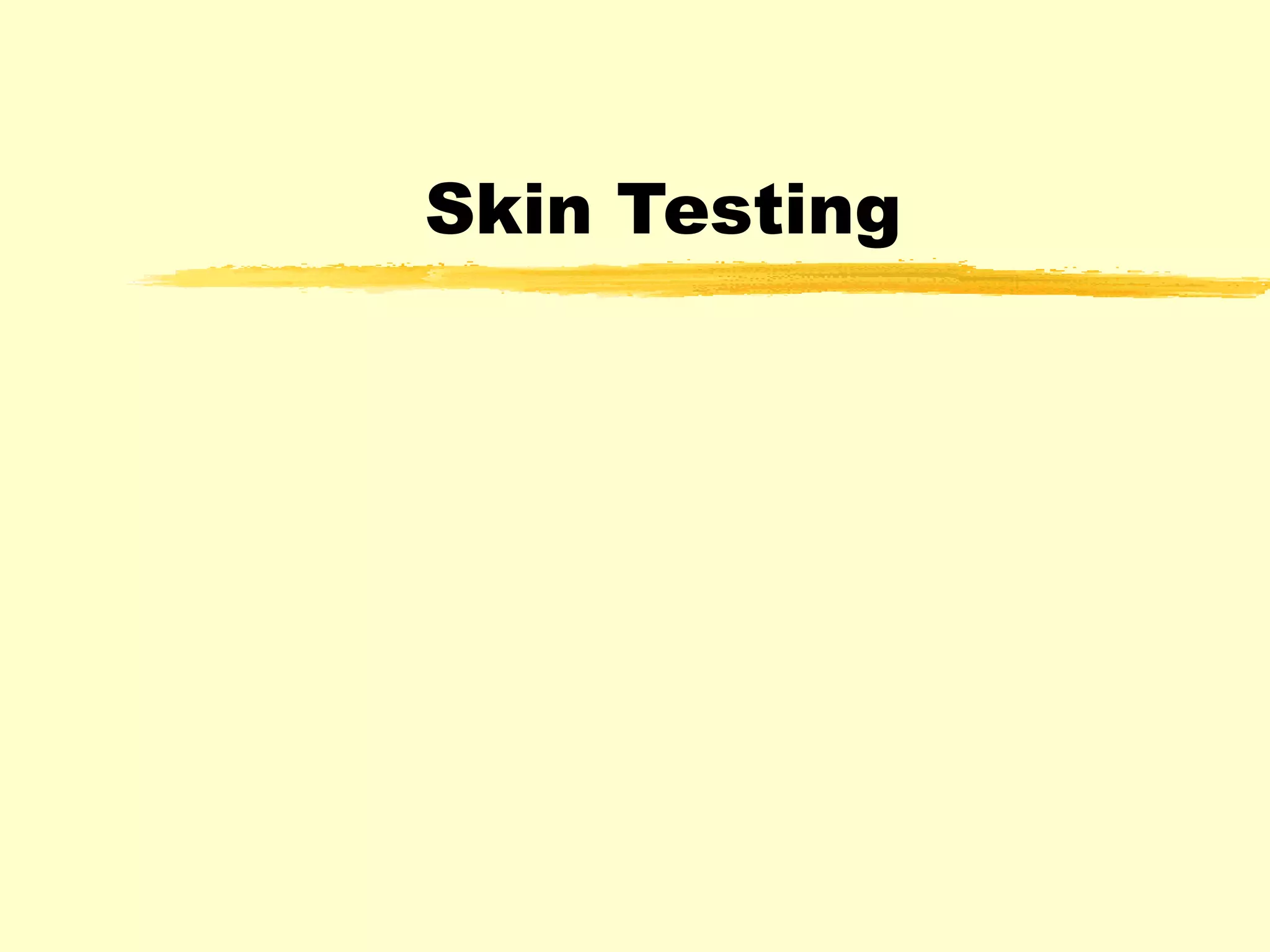 Skin testing | PPT