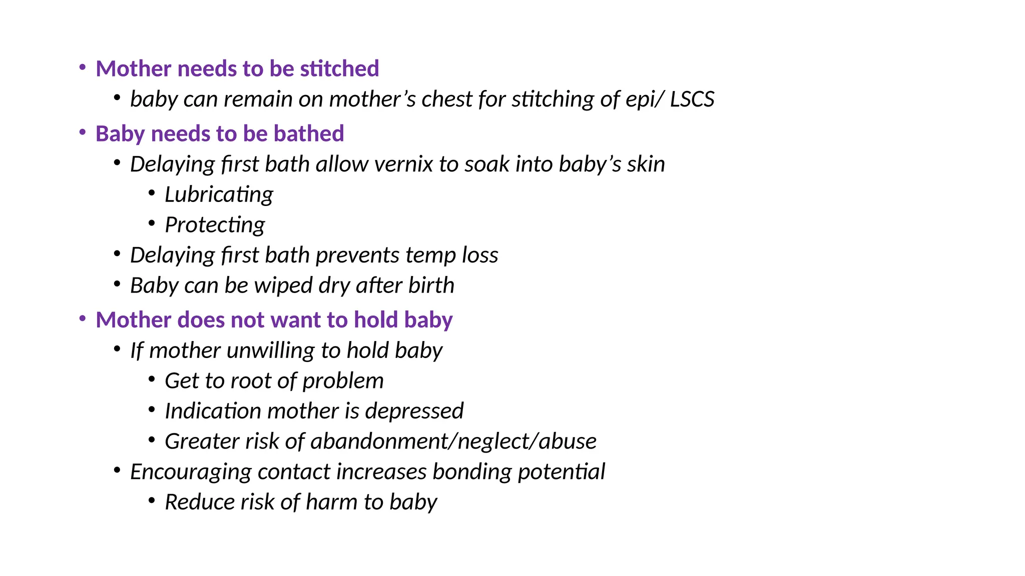 Skin–to.pptx post partum care ebm technique | PPTX