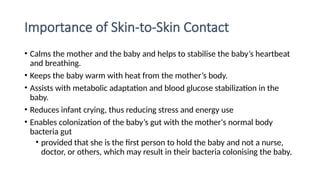Skin–to.pptx post partum care ebm technique | PPTX