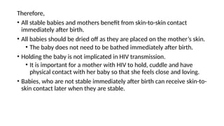 Skin–to.pptx post partum care ebm technique | PPTX