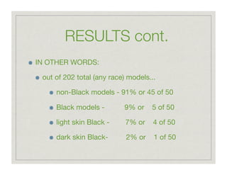 Skin tone as a factor in representation of black women in magazines | PDF