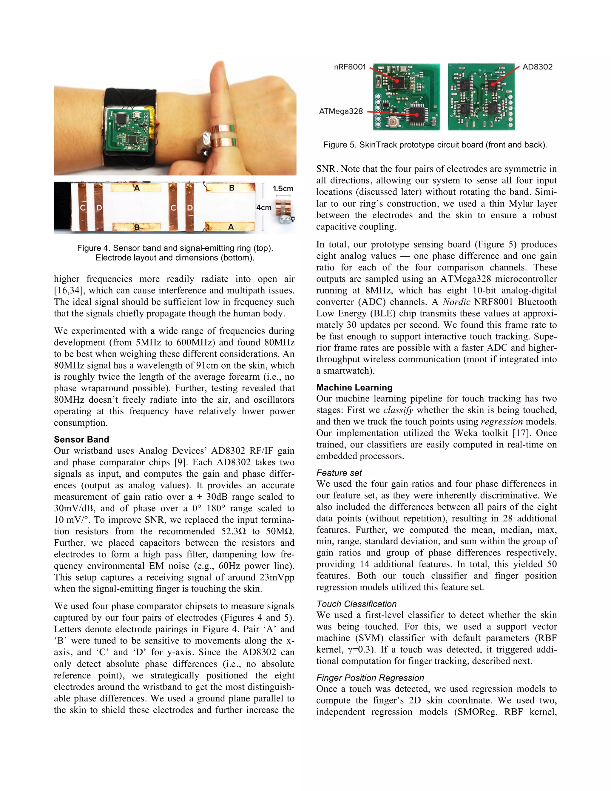 Skintrack: Finger Tracking on the Skin | PDF