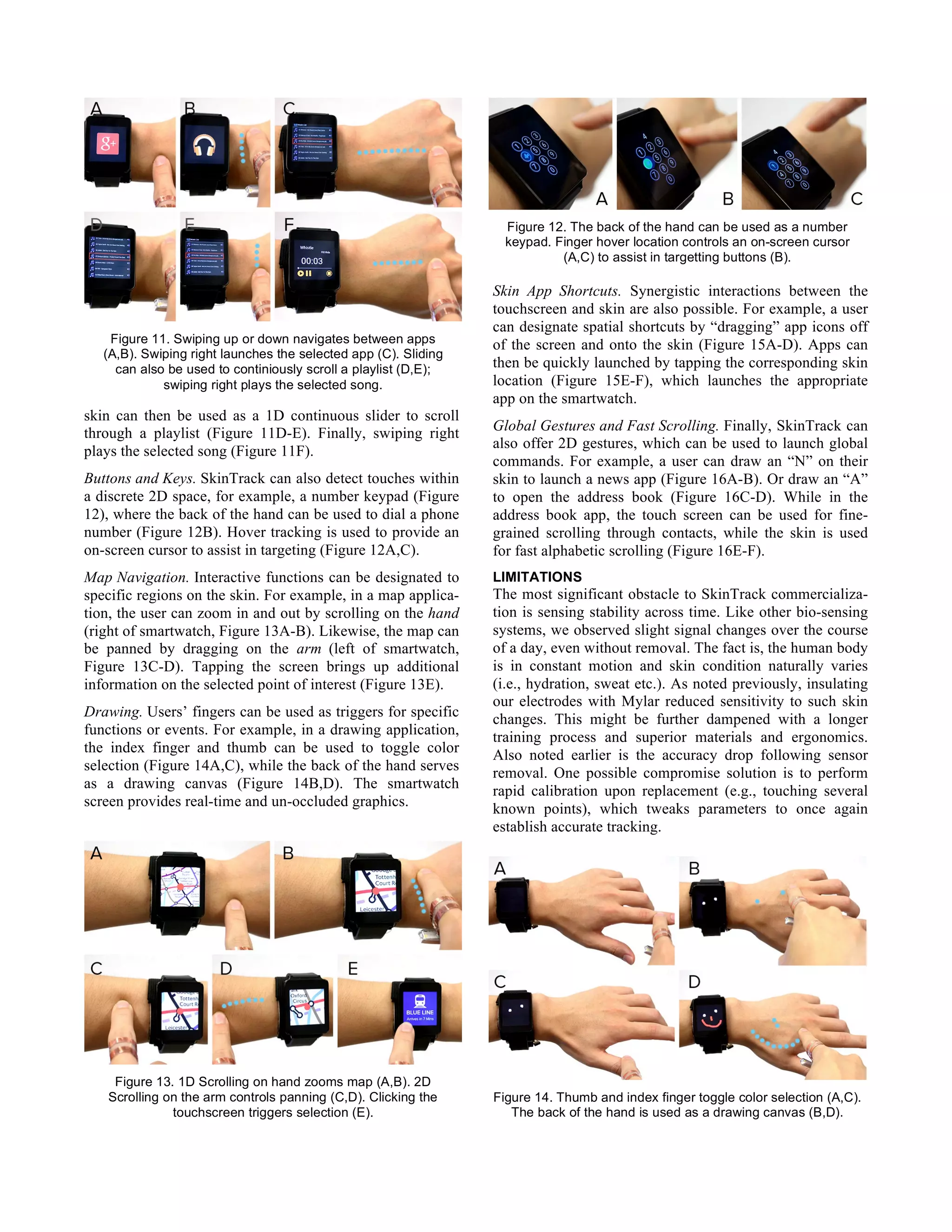 Skintrack: Finger Tracking on the Skin | PDF
