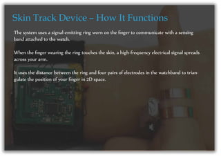 Skin Track Watch | PDF | Wearable Technology | Consumer Electronics
