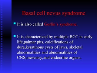 SKIN TUMORS SCC BCC melanoma pathological aspect- gross and microscopy ...
