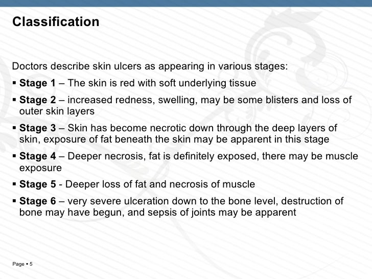 Skin ulcers