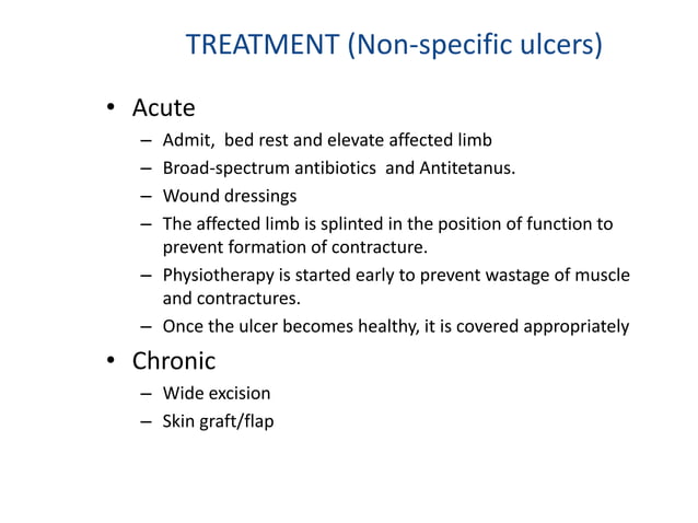 Skin Ulcers Overview ppt | PPTX | Skin and Dermatology | Diseases and ...