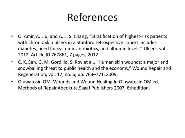 Skin Ulcers Overview ppt | PPTX | Skin and Dermatology | Diseases and ...