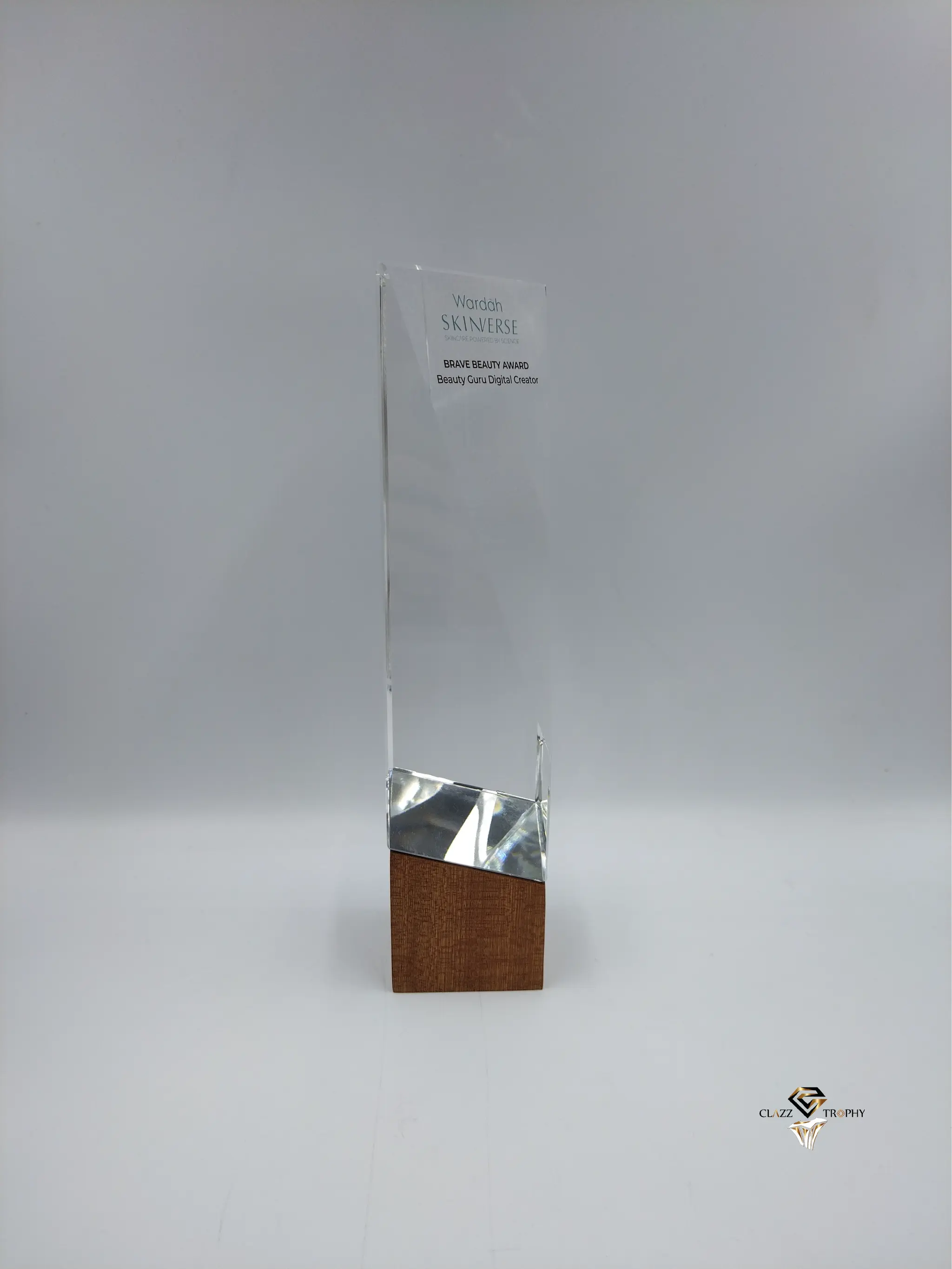 Skinverse Crystal Wooden Trophy made at Clazz Trophy Malaysia | #1 ...