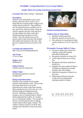 Skip counting dalmations lt | DOC