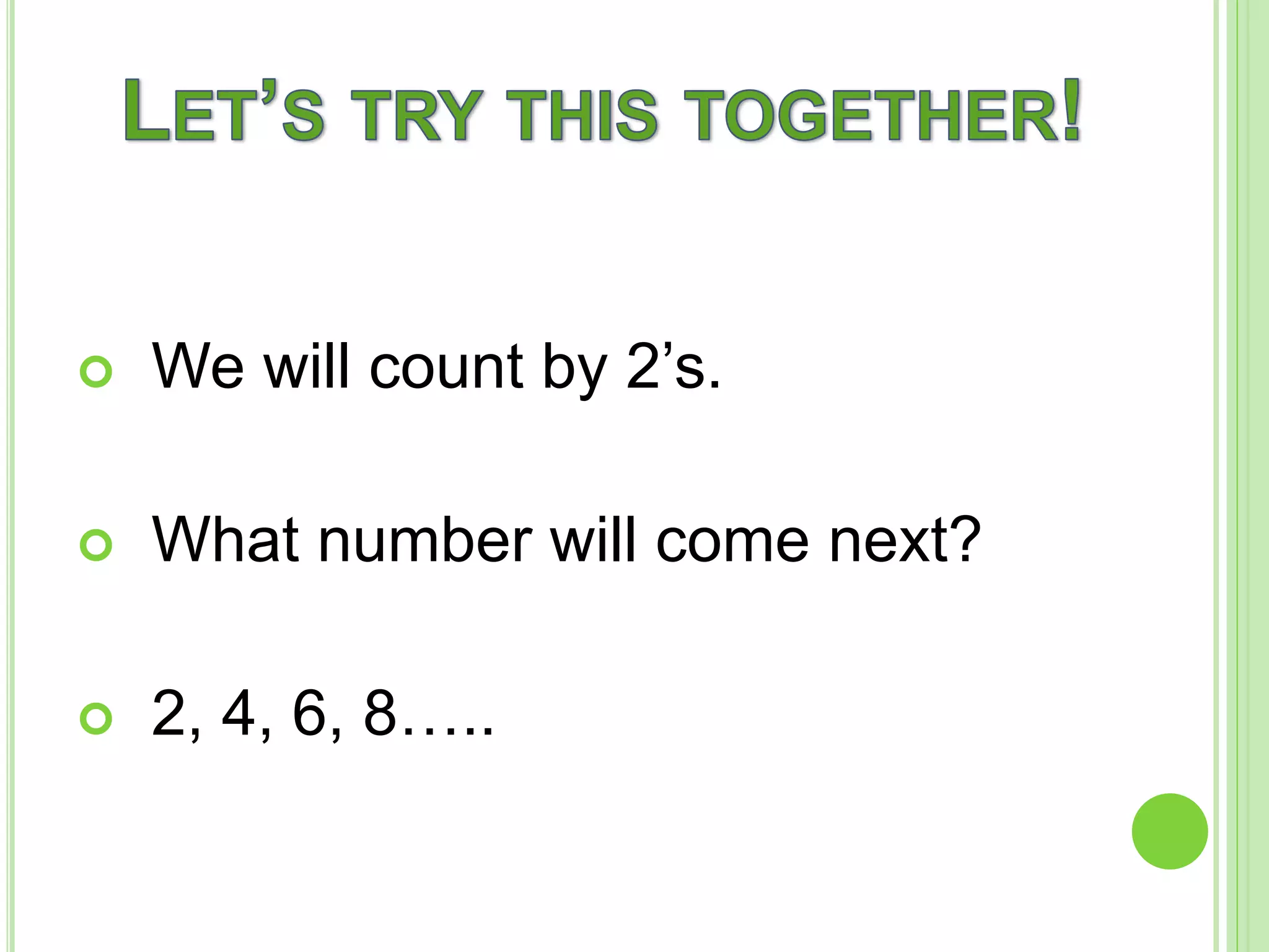 Skip Counting | PPTX