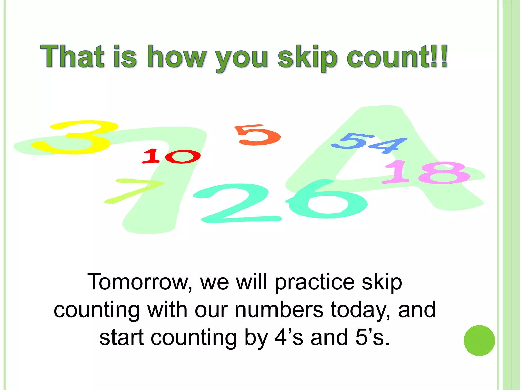Skip Counting | PPTX