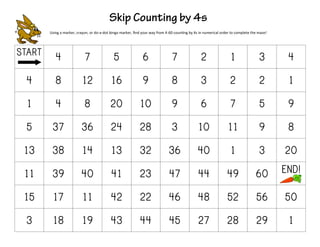 Skip Count Mazes | PDF