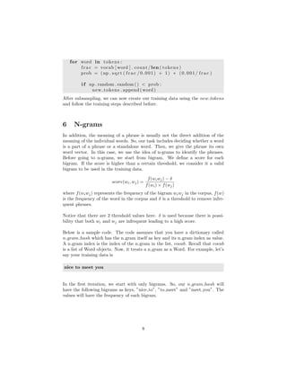 Skip-gram Model Broken Down | PDF