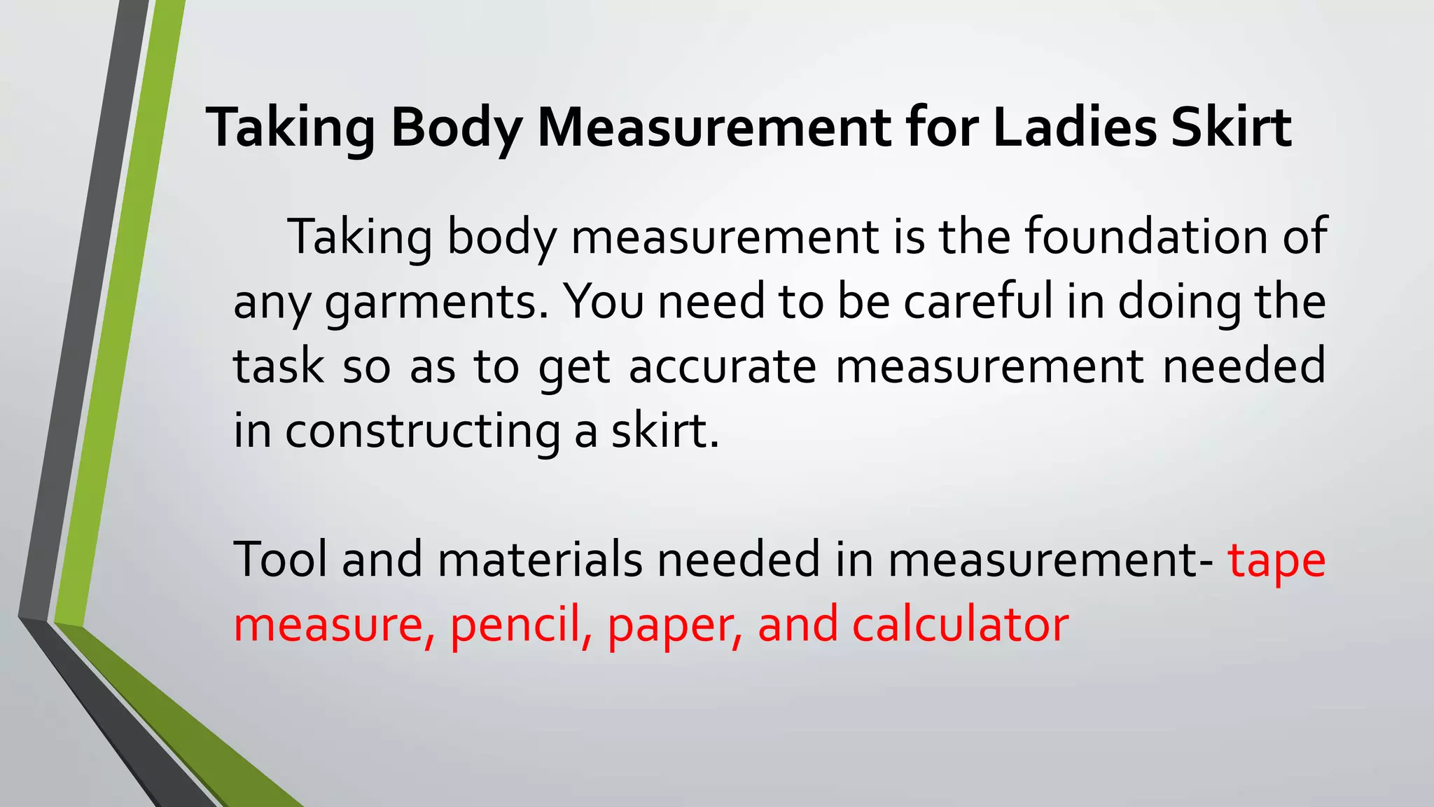 Body Measurement | PPSX
