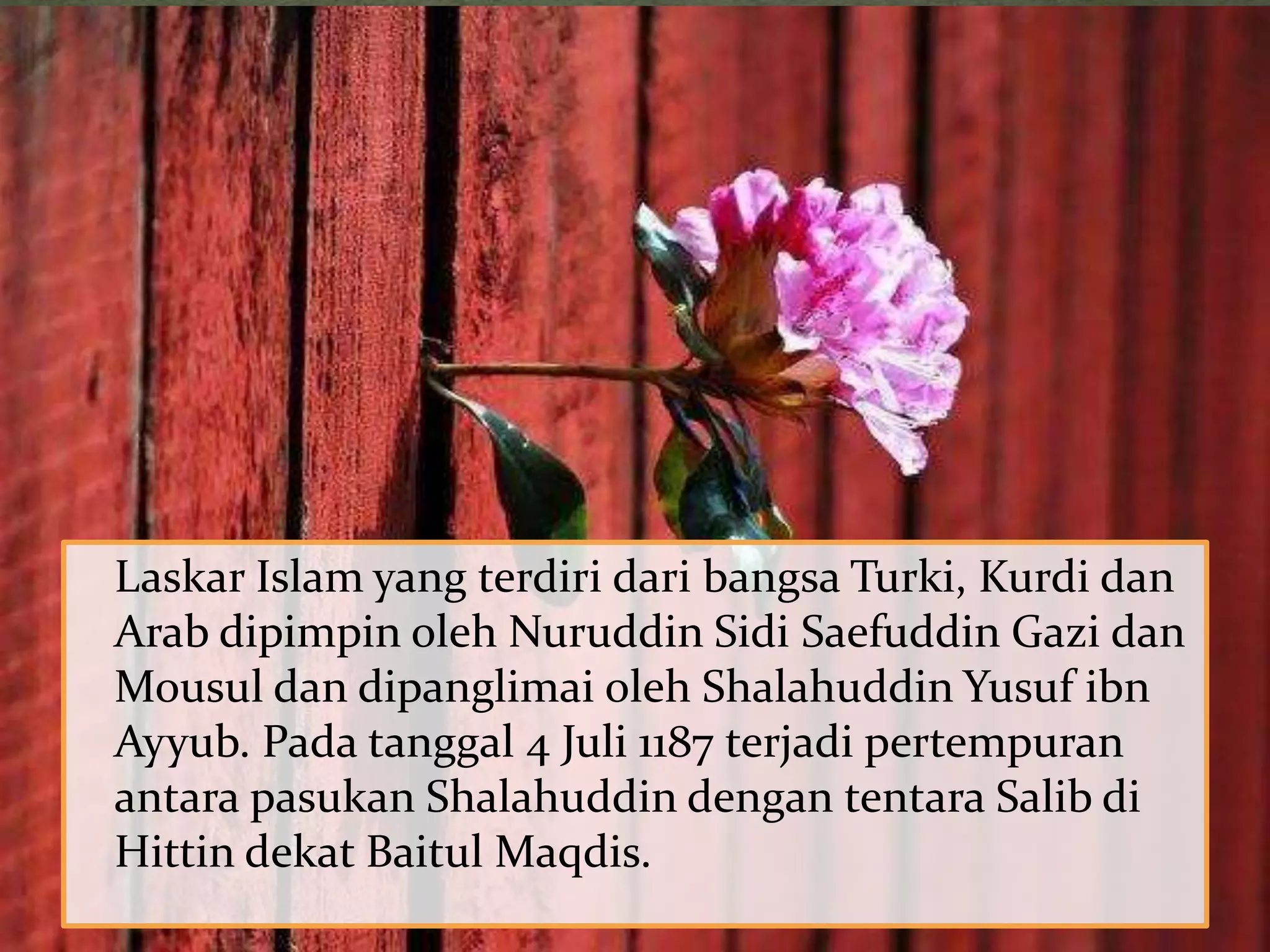 SKI (Sejarah Kebudayaan Islam) Sholahuddin Al Ayyubi | PPTX