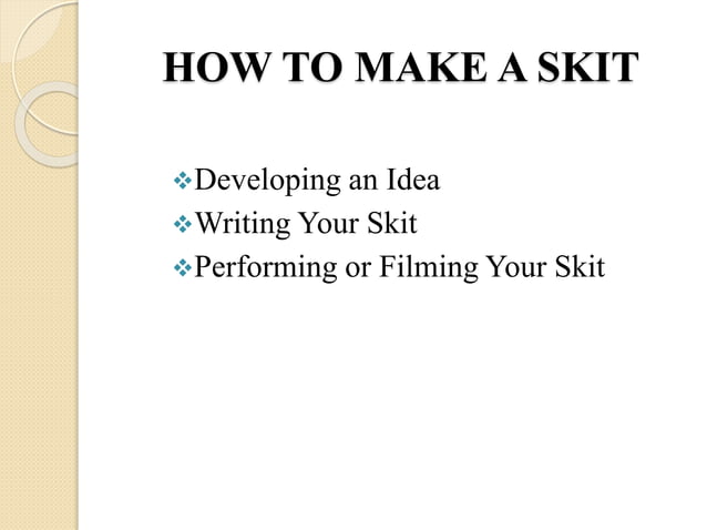 SKIT | PPTX | Homework and Study | Education