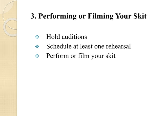 SKIT | PPTX | Homework and Study | Education