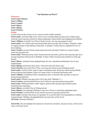 SKIT-Ang Pagtatapos ng Misyon..docx bsp. | DOCX