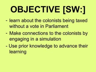 Skittle Act Tax Simulation | PPT