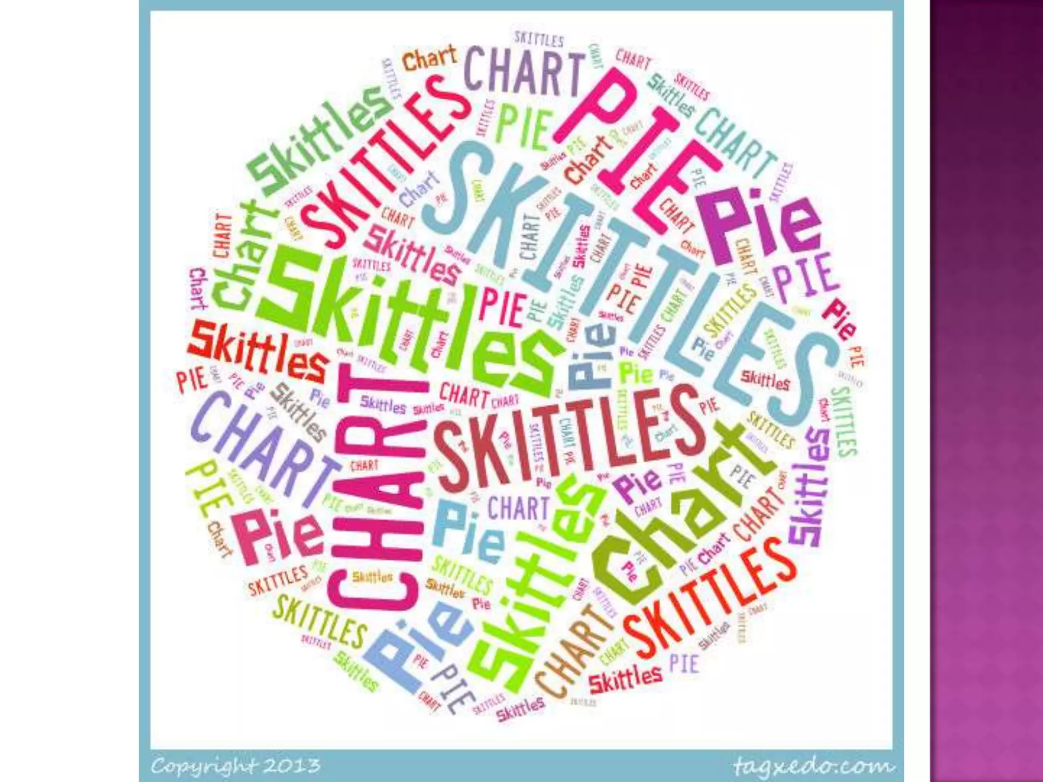 Skittle pie charts | PPTX