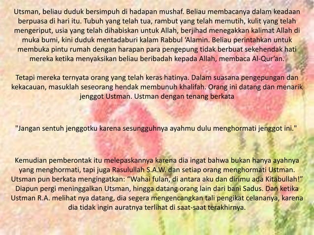 Utsman bin Affan | PPTX