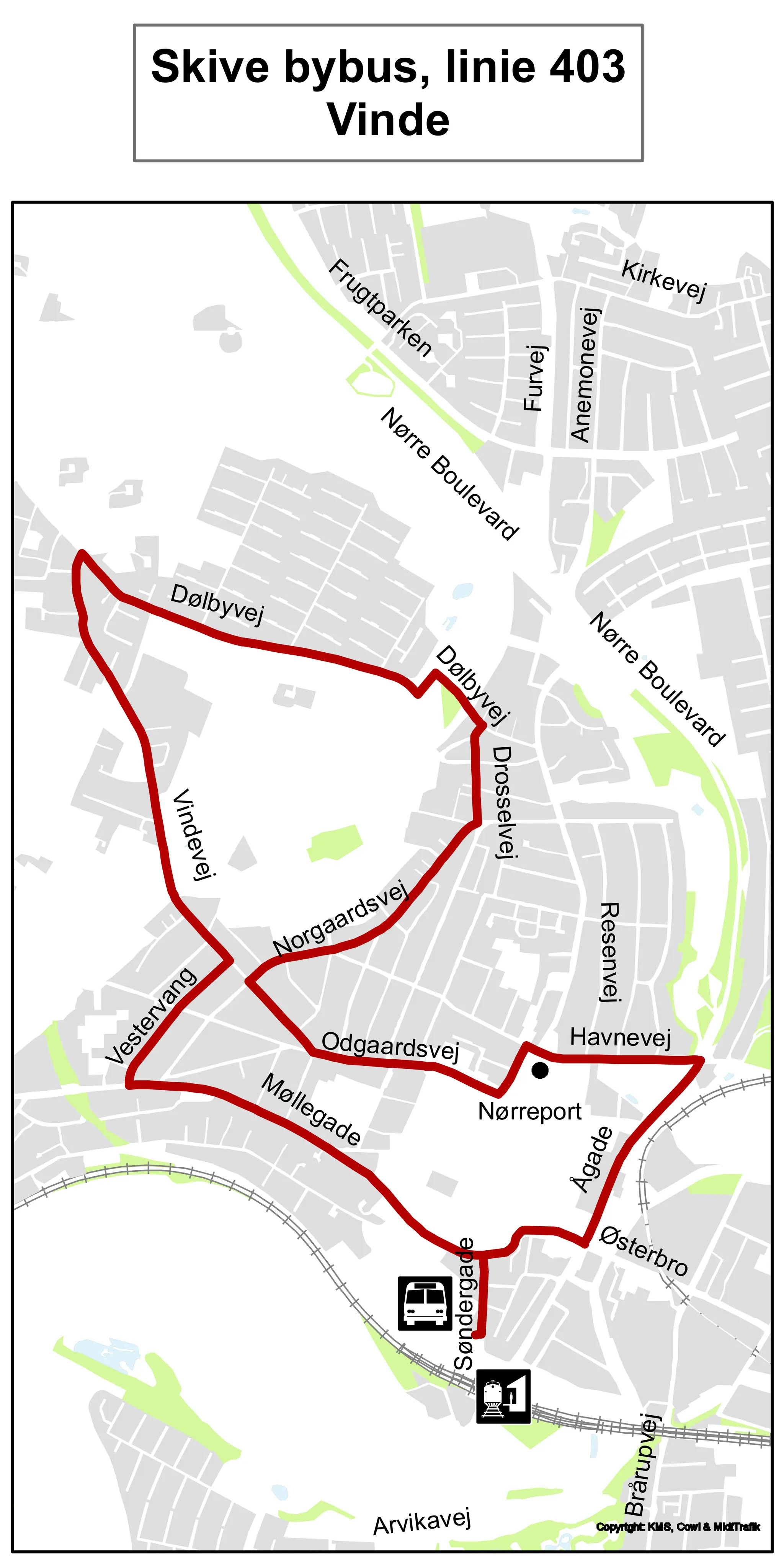 Samlet Køreplan | Skive Bybus |2010-2011| Midttrafik | PDF