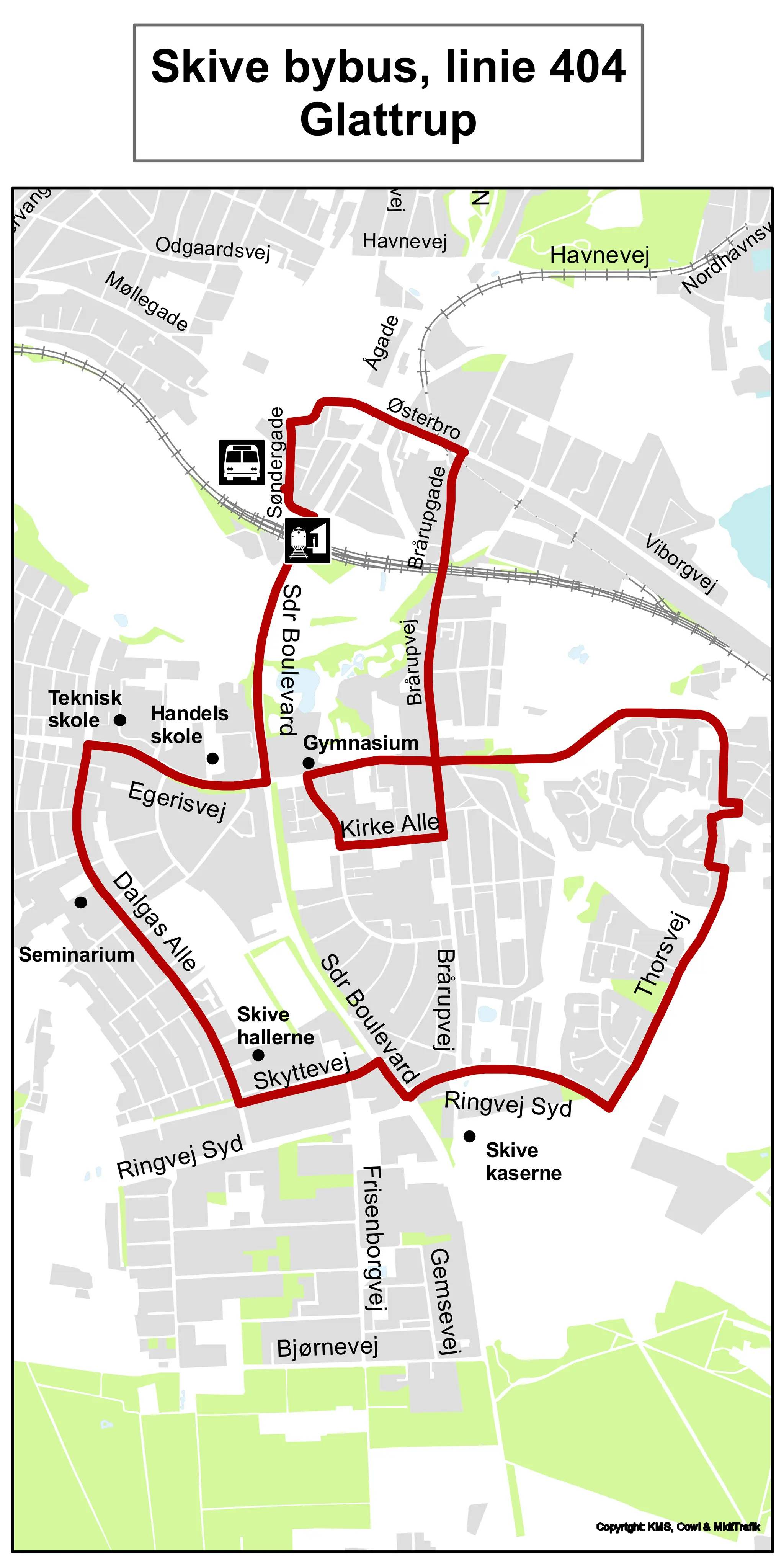 Samlet Køreplan | Skive Bybus |2010-2011| Midttrafik | PDF