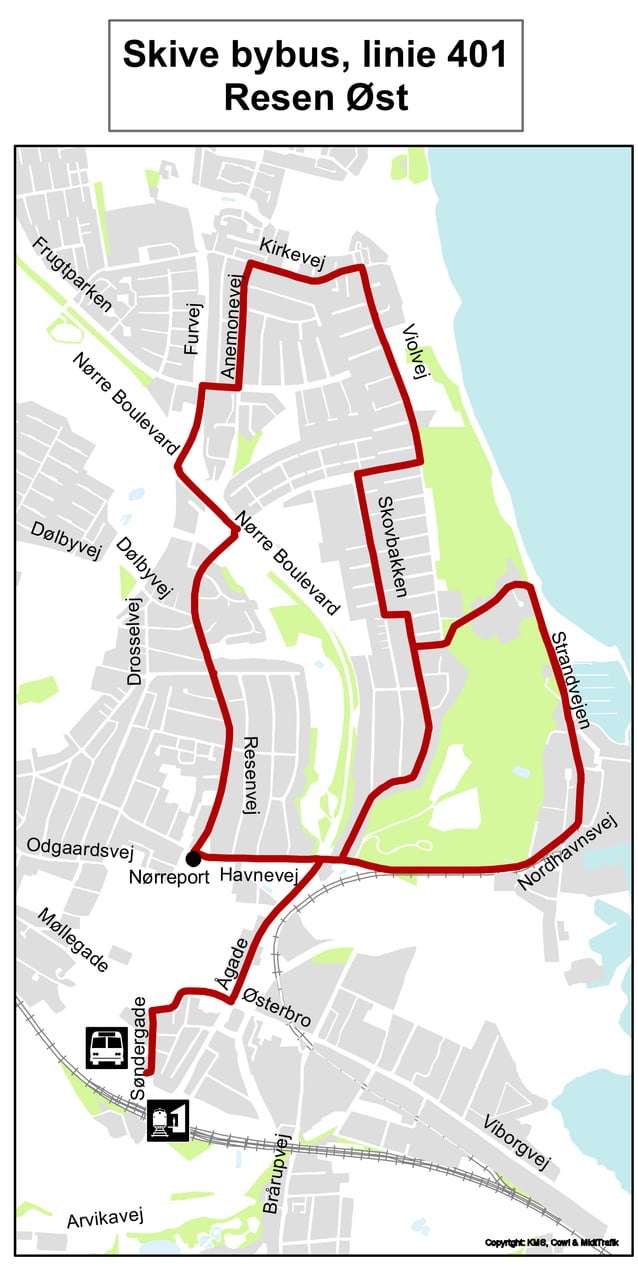 Samlet Køreplan | Skive Bybus |2010-2011| Midttrafik | PDF