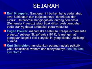 Skizofrenia dan pengelompokannya | PPT