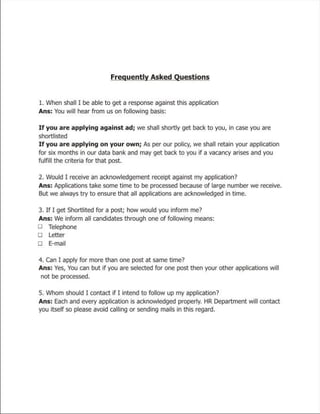 SKGH Job Application Form | PDF