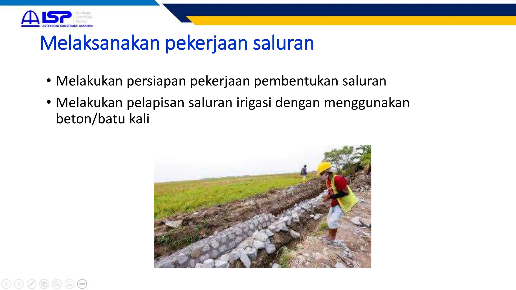 SKK PELAKSANA IRIGASI JENJANG 4 SALURAN IRIGASI | PPTX