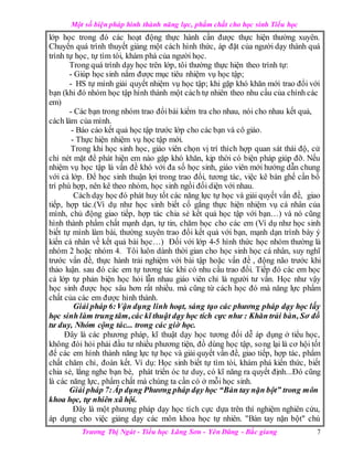 Skkn Một số biện pháp hình thành năng lực phẩm chất cho học sinh Tiểu học | DOC