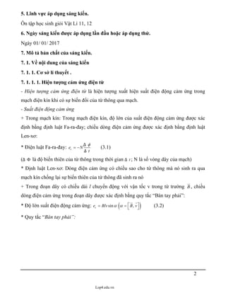 SKKN Hệ thống các bài tập cảm ứng điện từ ứng dụng bồi dưỡng HSG môn Vật Lí 11 và 12.pdf