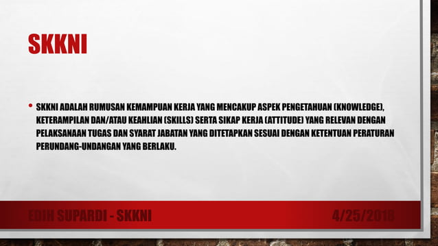 SKKNI - SMK | PPT