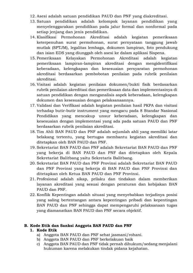 Sk kode etik ban paud dan pnf tahun 2018 1535023030 | PDF