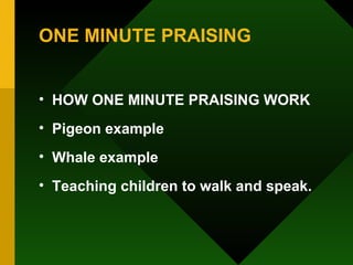 SKK: ONE MINUTE MANAGER | PPT