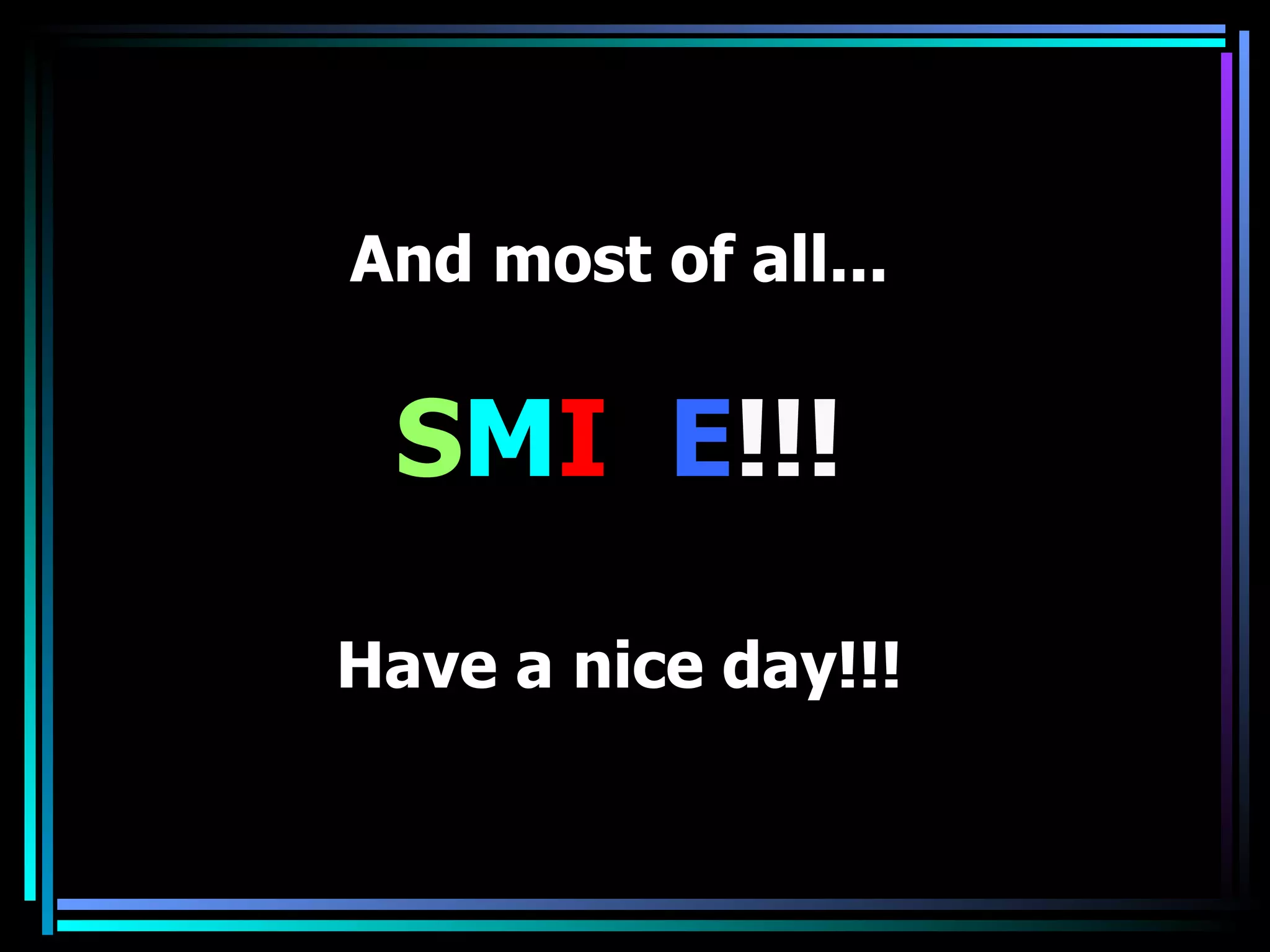 Sunny Smiles | PPT