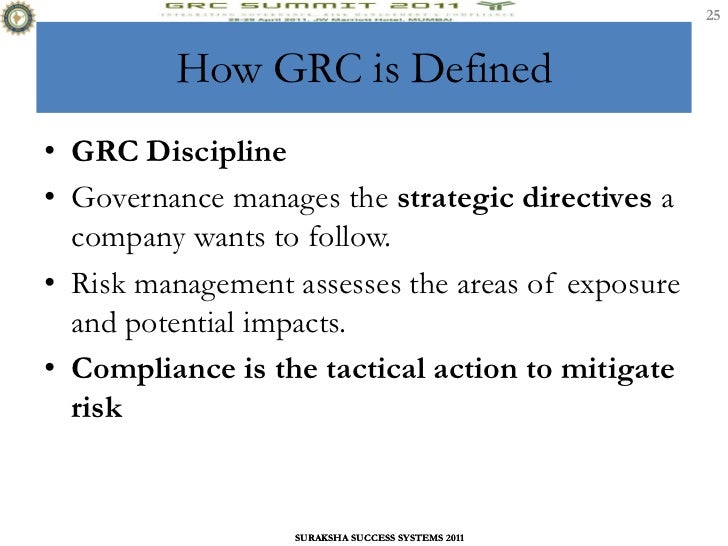 "MAINSTREAMING GRC INTO BUSINESS PROCESS"