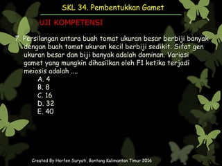 Skl 34. pembentukan gamet | PPTX