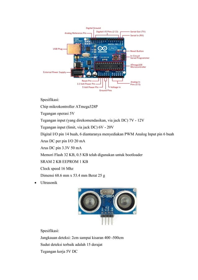 Sistem Kendali Volume Air pada Air Isi Ulang dengan Ultrasonic metode PID berbasis Arduino | PDF