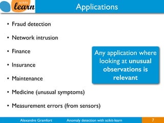 Anomaly/Novelty detection with scikit-learn | PDF